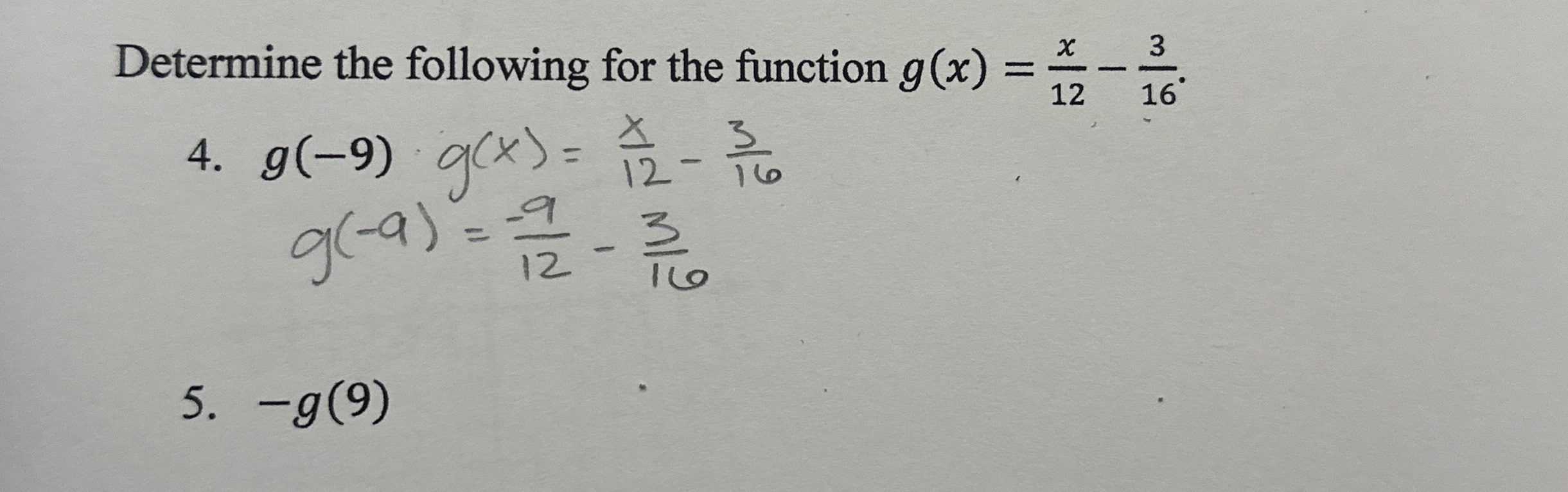 Solved Determine the following for the function | Chegg.com