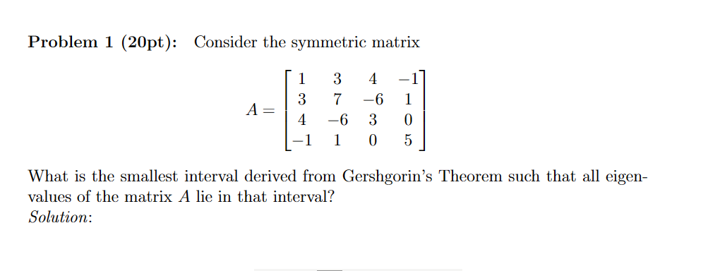 Solved Consider the symmetric | Chegg.com