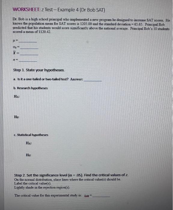 Solved Step 3. Compute the appropriate statistical test | Chegg.com