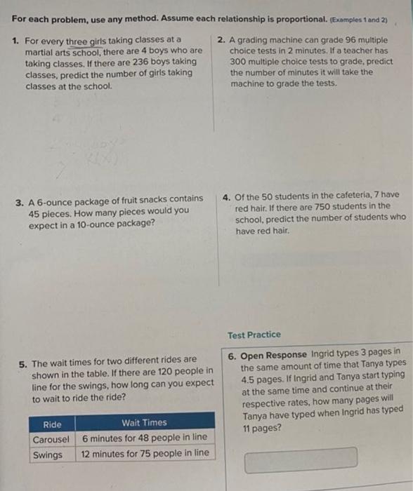 Solved For each problem, use any method. Assume each | Chegg.com