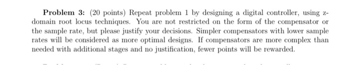 Solved Problem 1: (20 points) Assume that a standard unity | Chegg.com