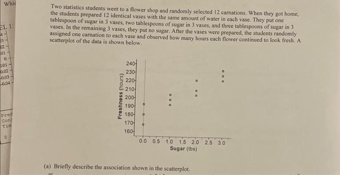 Solved (b) The equation of the least-squares regression line | Chegg.com