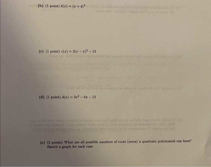 Solved 3. (6 points) Determine all real zeroes (roots) of | Chegg.com