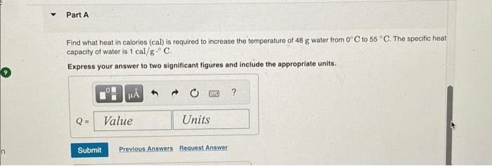 Solved Find what heat in calories (cal) is required to | Chegg.com