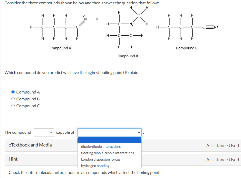 Solved The compound ("is," ﻿or "is not") ﻿capable of | Chegg.com