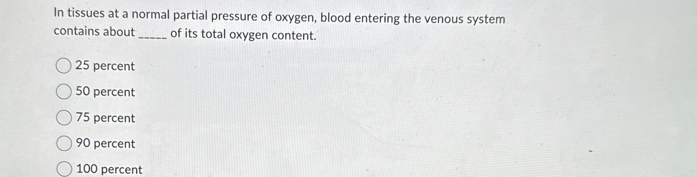 Solved In tissues at a normal partial pressure of oxygen, | Chegg.com