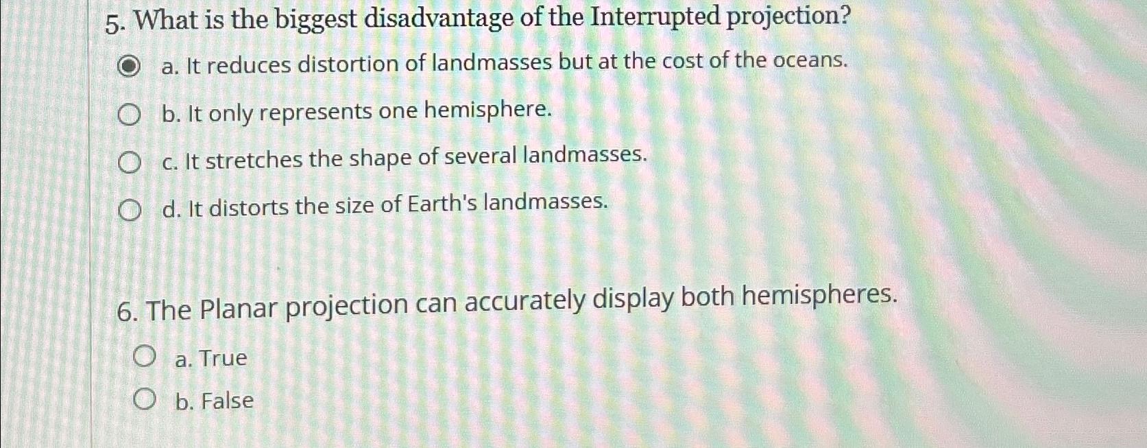 Solved What is the biggest disadvantage of the Interrupted | Chegg.com