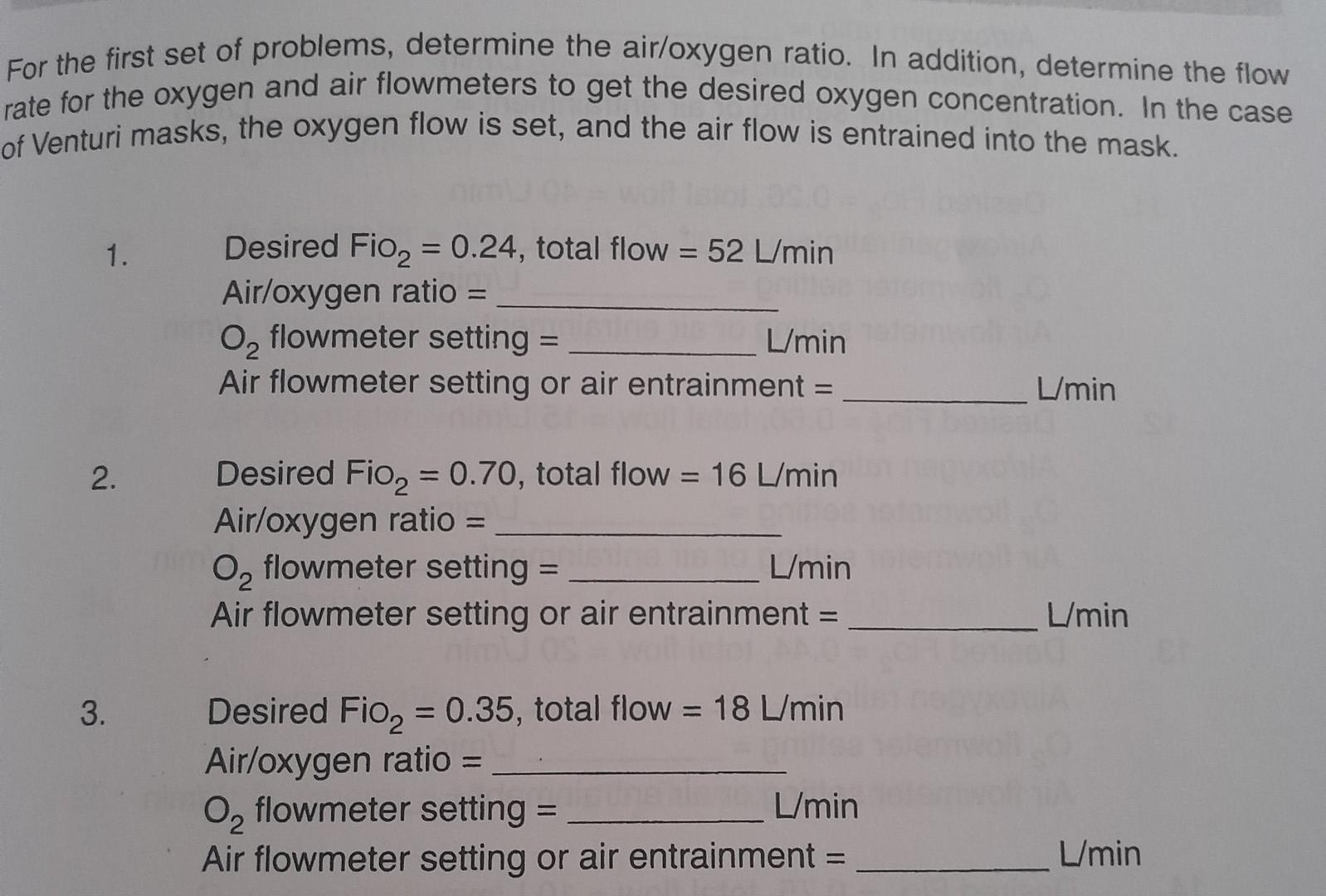 Solved For the first set of problems, determine the | Chegg.com