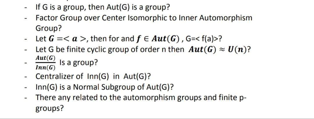 Solved Abstract Algebra. Explain the attached questions | Chegg.com