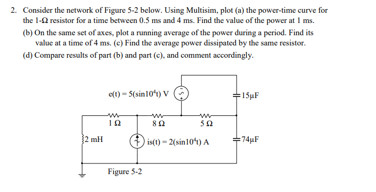 Solved . ﻿Consider the network of Figure 5-2 ﻿below. Using | Chegg.com