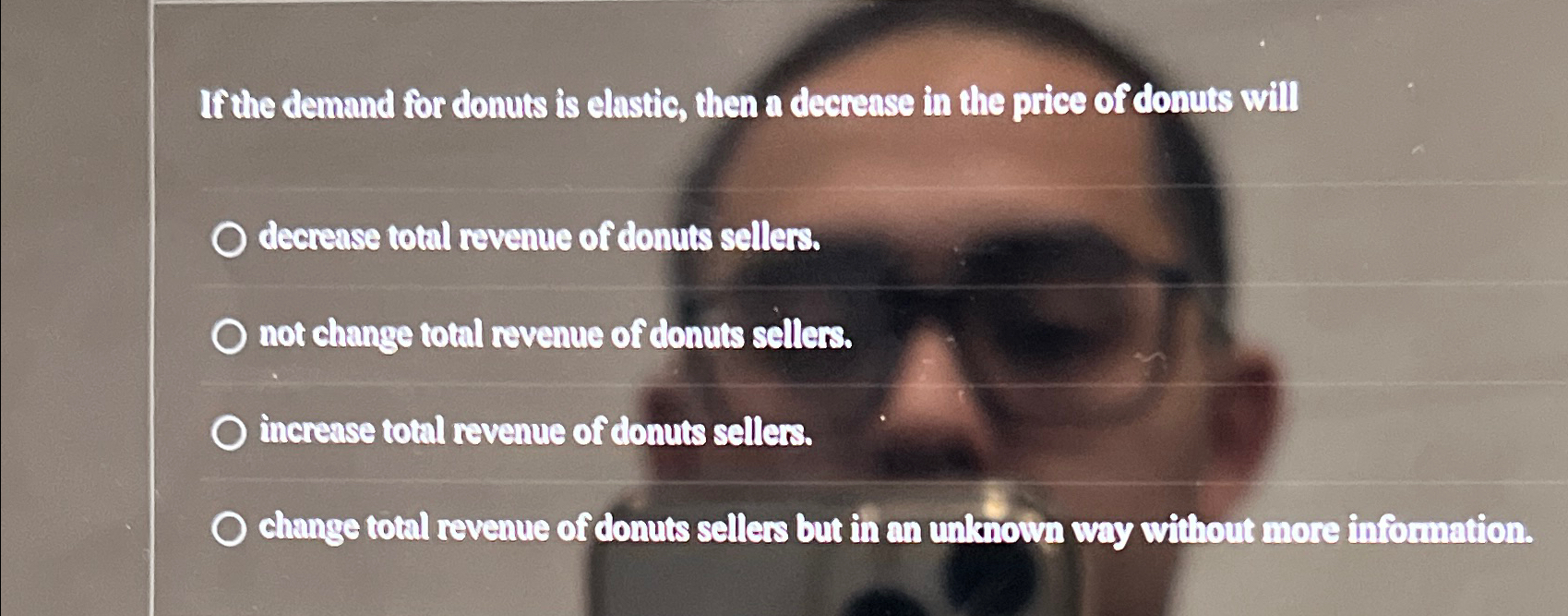 Solved If the demand for donuts is elastic, then a deerease | Chegg.com