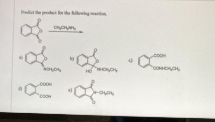 Solved Predict the product for the following reaction of CHO | Chegg.com