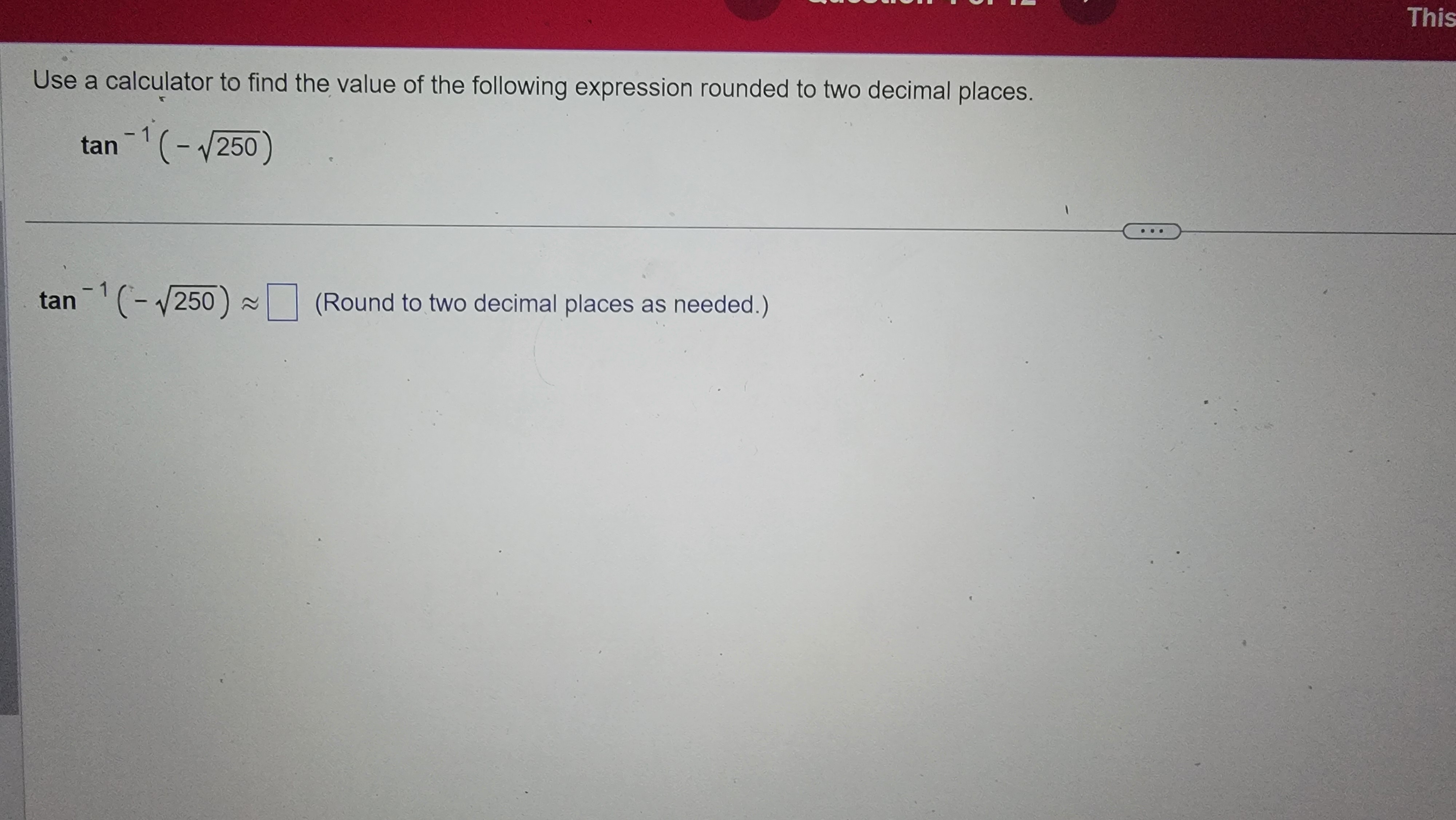 Solved Use a calculator to find the value of the following | Chegg.com