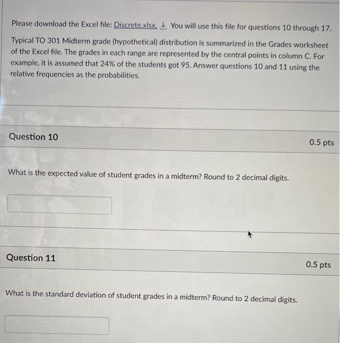 Solved \begin{tabular}{|c|c|c|} \hline Grade range & Grade & | Chegg.com