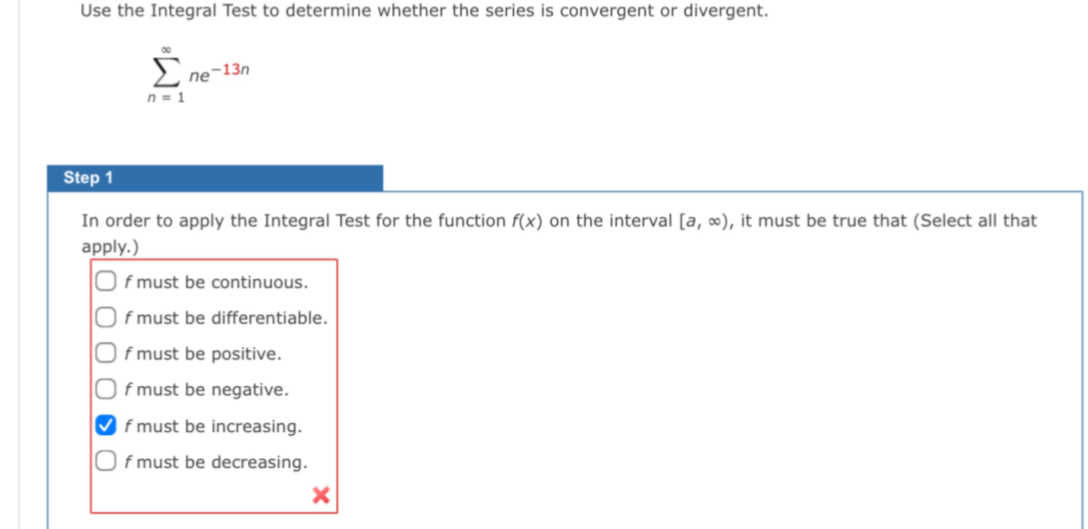 Solved Use the Integral Test to determine whether the series | Chegg.com