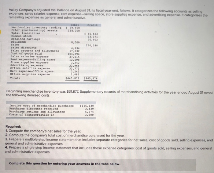 Solved 1. compute the companys net sales for the year 2. | Chegg.com Solved 1. compute the companys net sales for the year 2. | Chegg.com