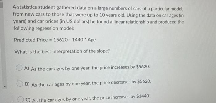 Solved A statistics student gathered data on a large numbers | Chegg.com