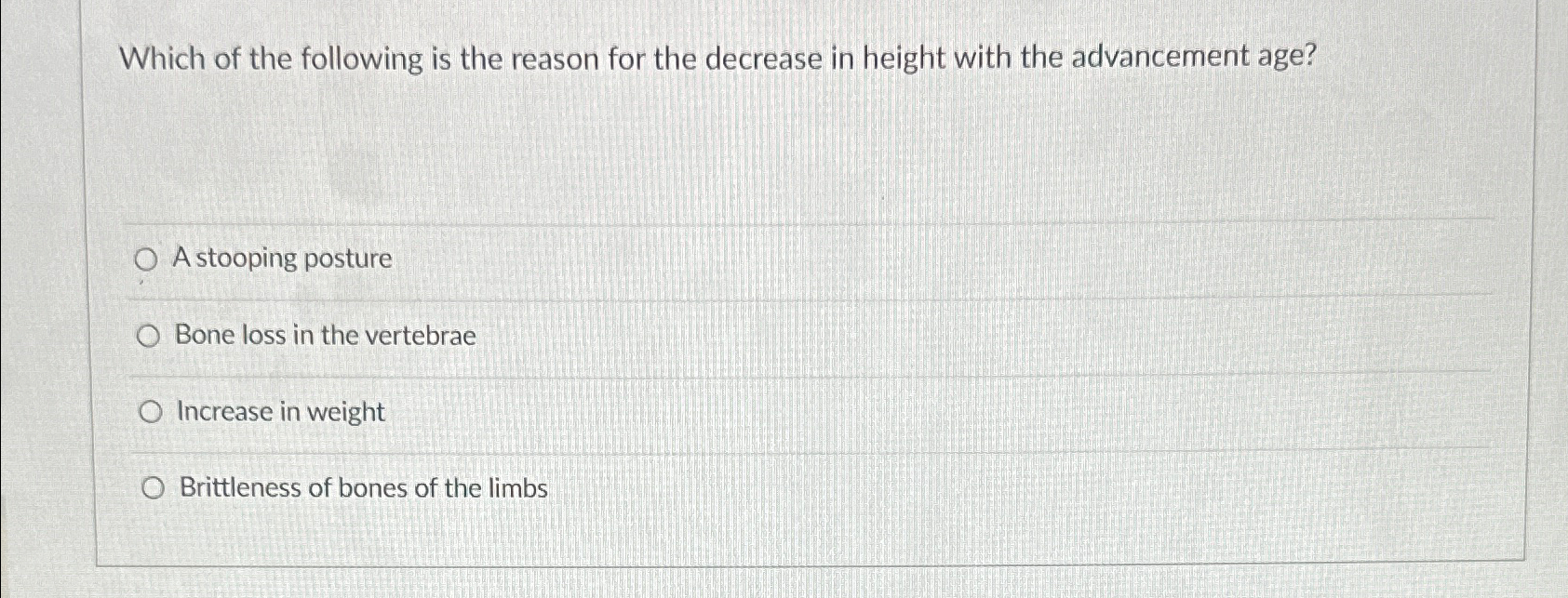 Solved Which of the following is the reason for the decrease | Chegg.com