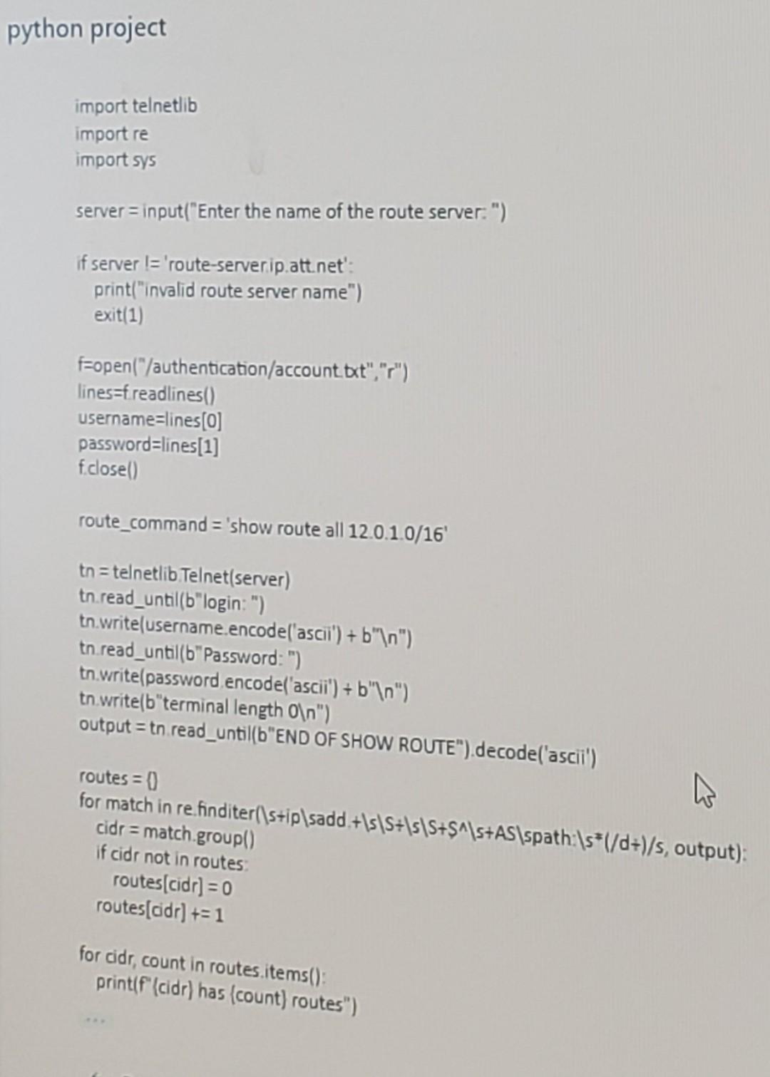 Solved based on this python project, find its flaws, and | Chegg.com