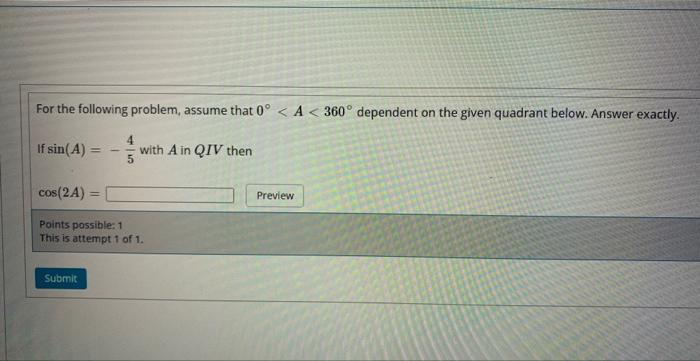 Solved For the following problem, assume that 0∘ | Chegg.com