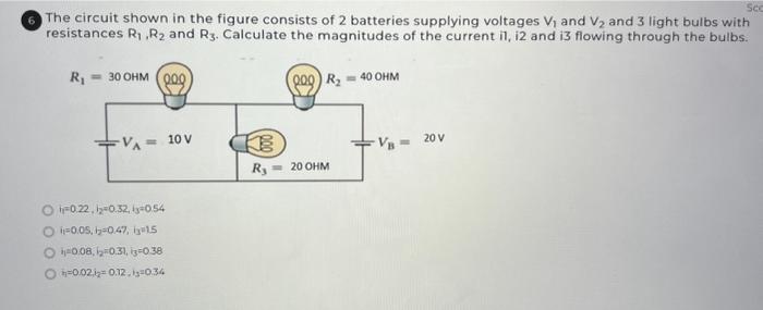Solved The circuit shown in the figure consists of 2 | Chegg.com