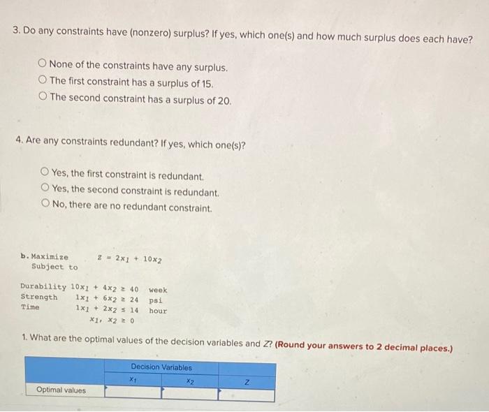Solved Solve these problems using graphical linear | Chegg.com