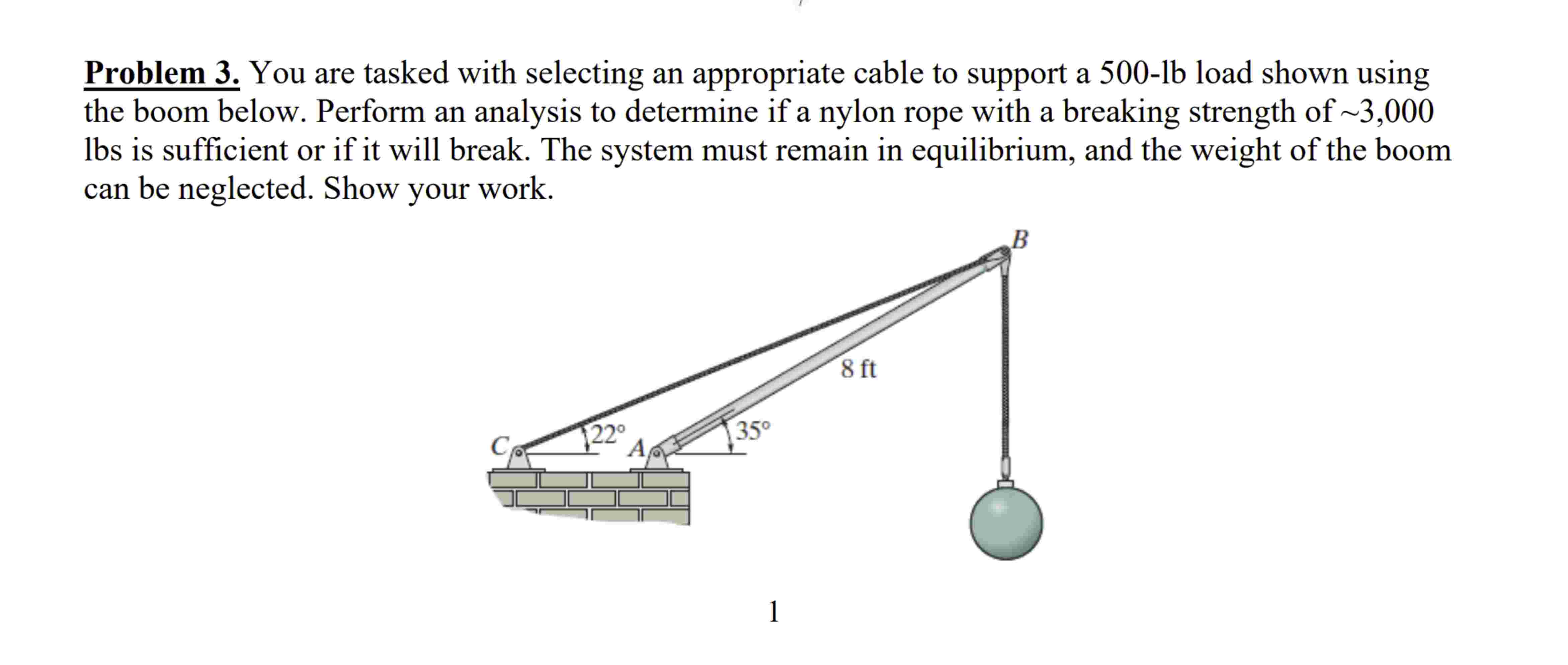 Solved Problem 3. ﻿You are tasked with selecting an | Chegg.com