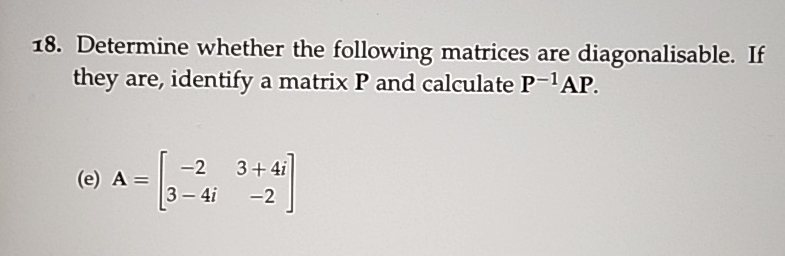 Solved Determine whether the following matrices are | Chegg.com