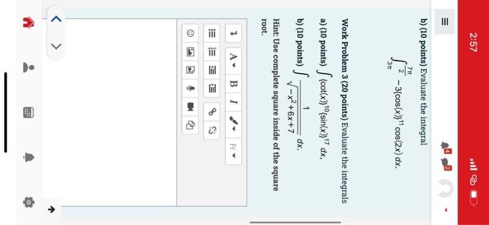 Solved Your solutions should be handwritten and solved step | Chegg.com