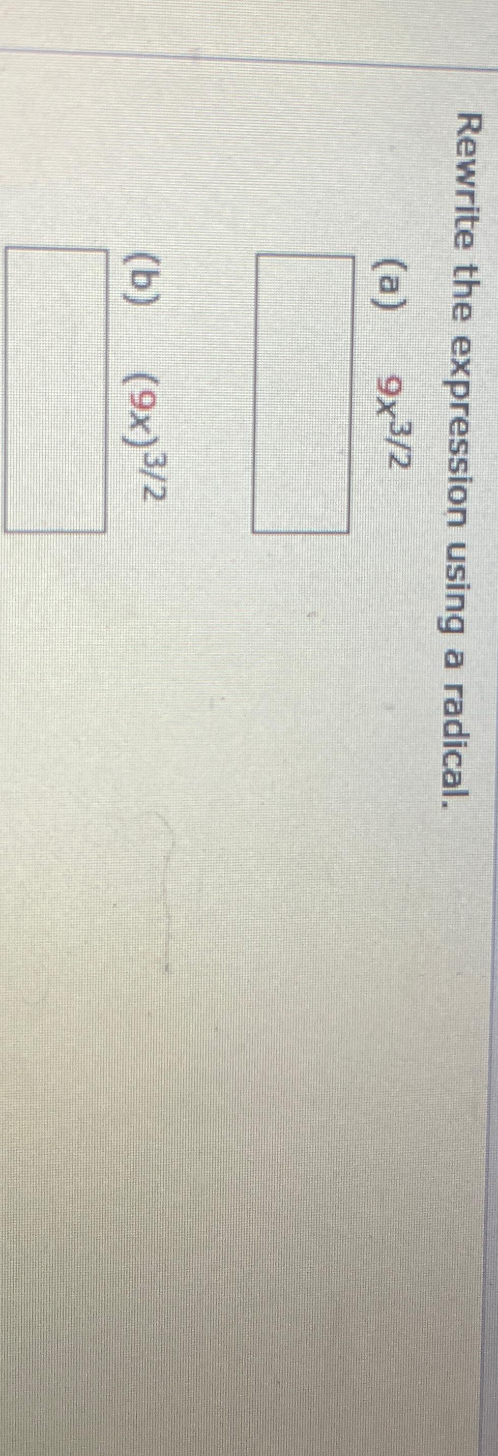 Solved Rewrite the expression using a | Chegg.com