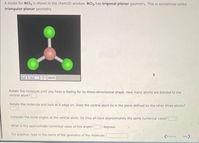 Solved A model for NH3 is shown in the chem3D window. NH3 | Chegg.com