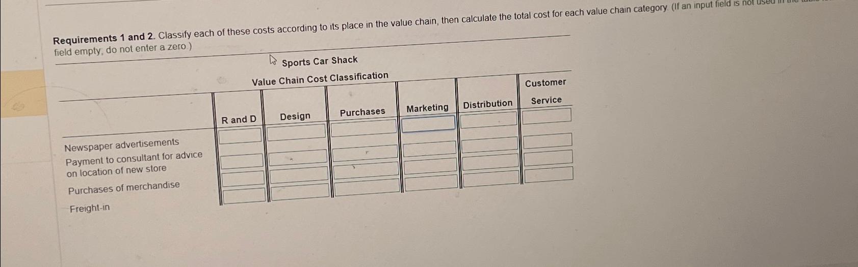 Solved Requirements 1 ﻿and 2 . ﻿Classify each of these costs | Chegg.com