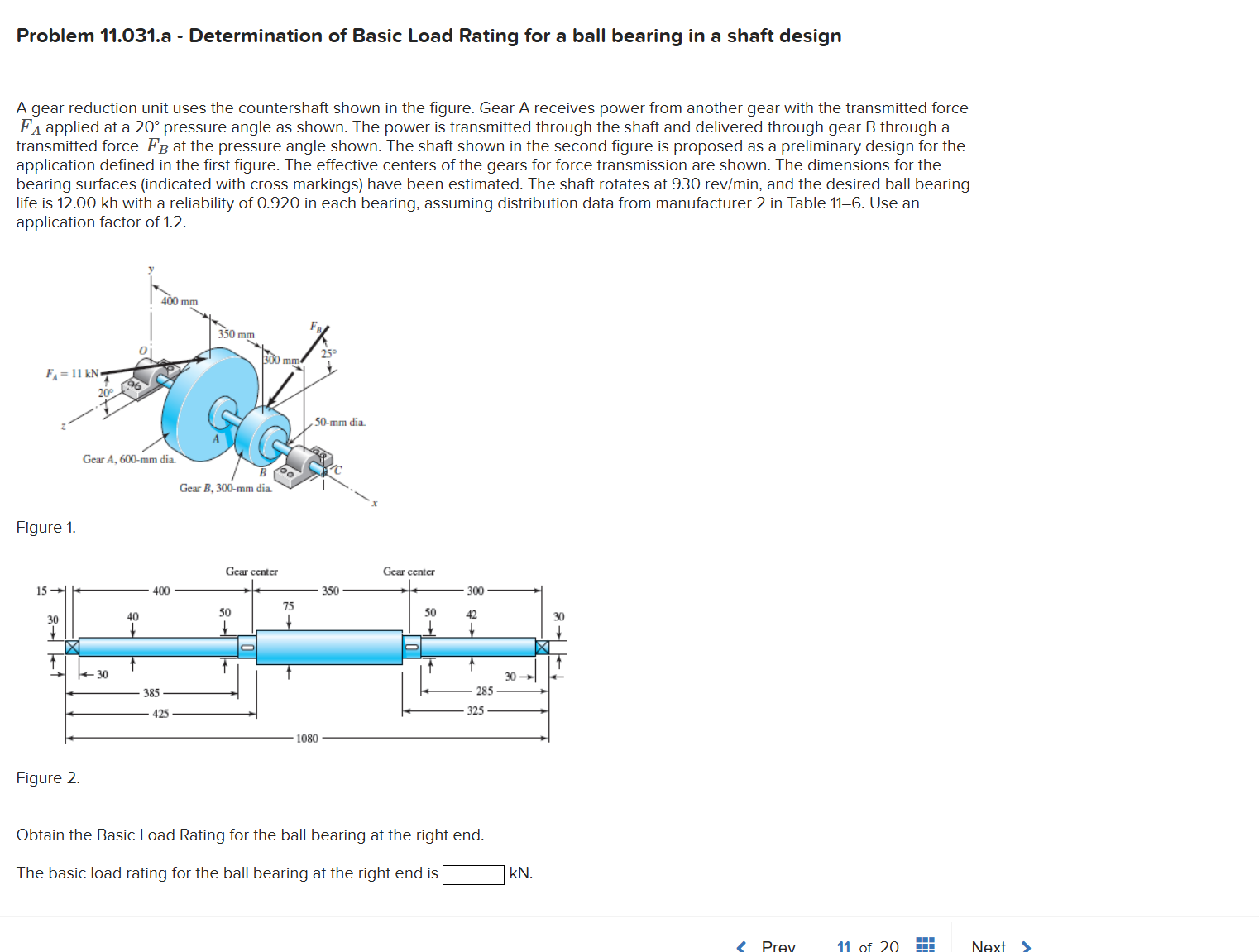 Problem 11.031.a - ﻿Determination of Basic Load | Chegg.com