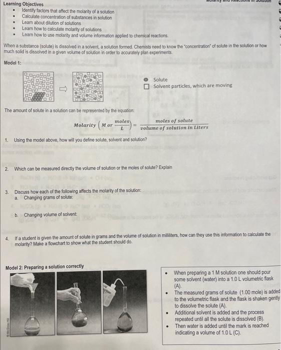 Solved Learning Objectives - Identify factors that affect | Chegg.com