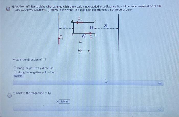 Solved A rectangular loop of wire with sides H=38 cm and | Chegg.com