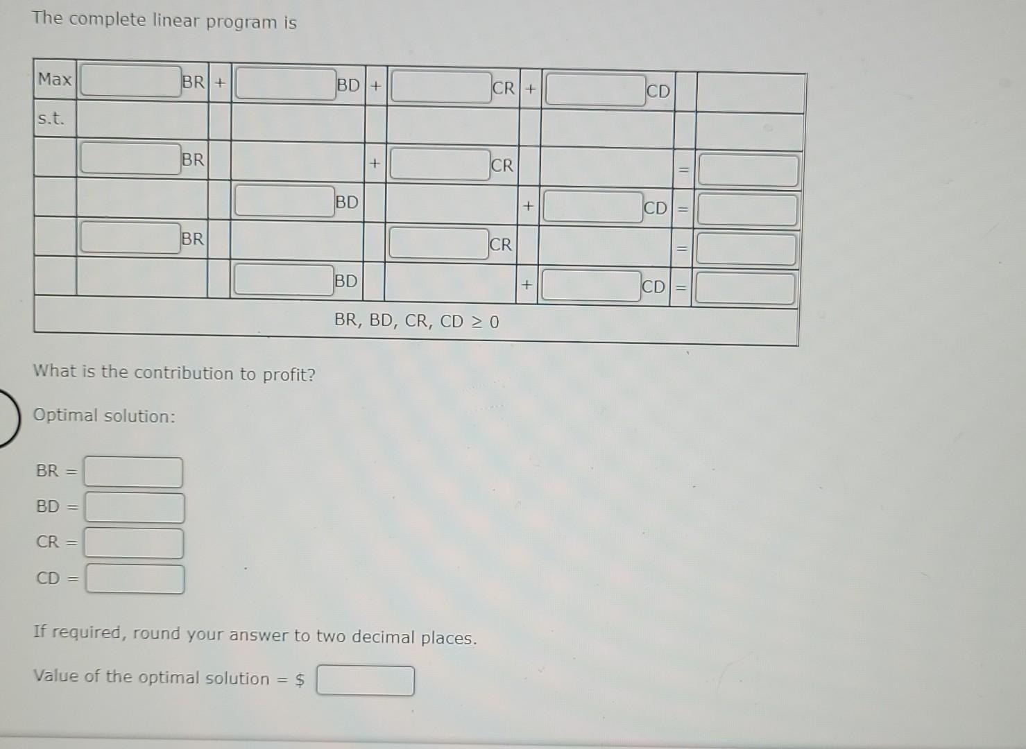 Solved Problem 9-13 (Algorithmic) Romans Food Market, | Chegg.com