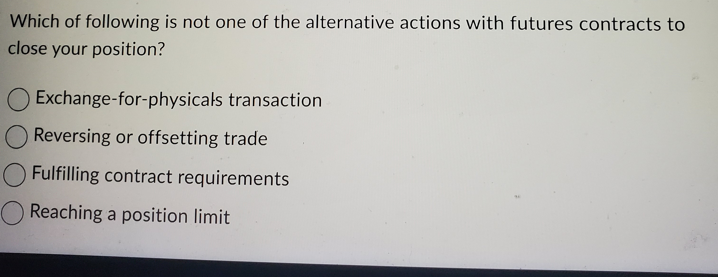 Solved Which of following is not one of the alternative | Chegg.com