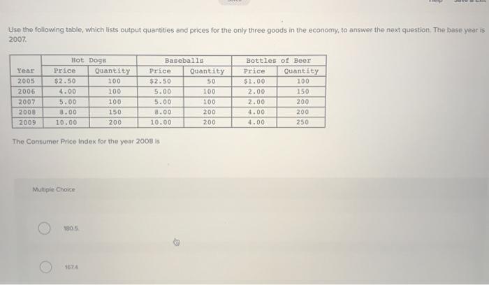Solved Use the following table, which lists output | Chegg.com