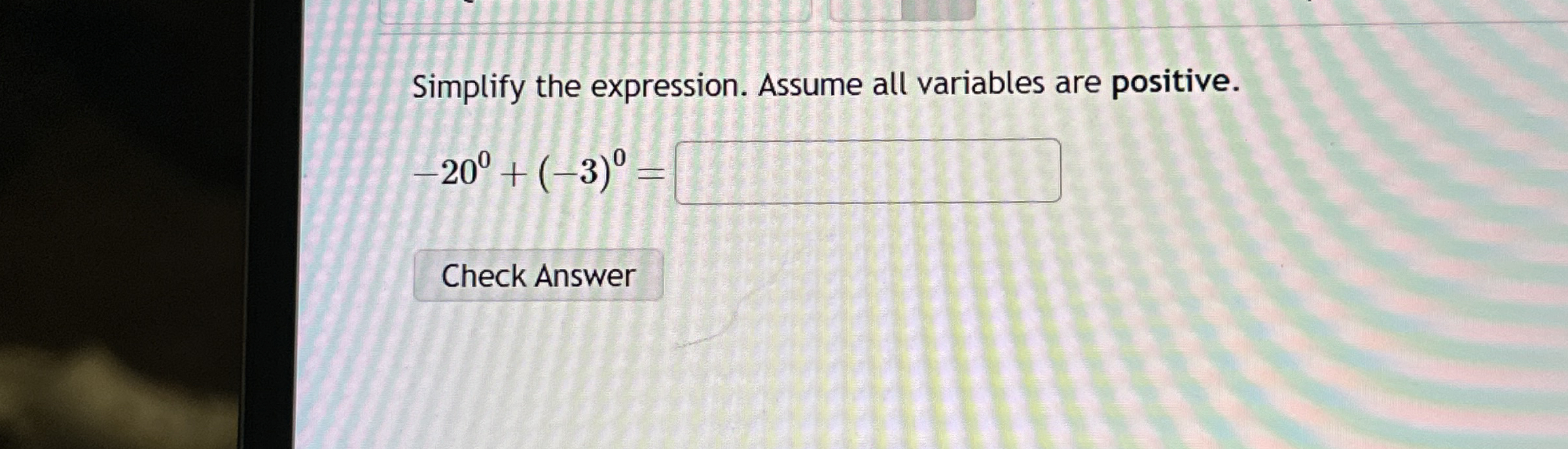 Simplify the expression. Assume all variables are | Chegg.com