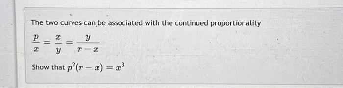 Solved The two curves can be associated with the continued | Chegg.com