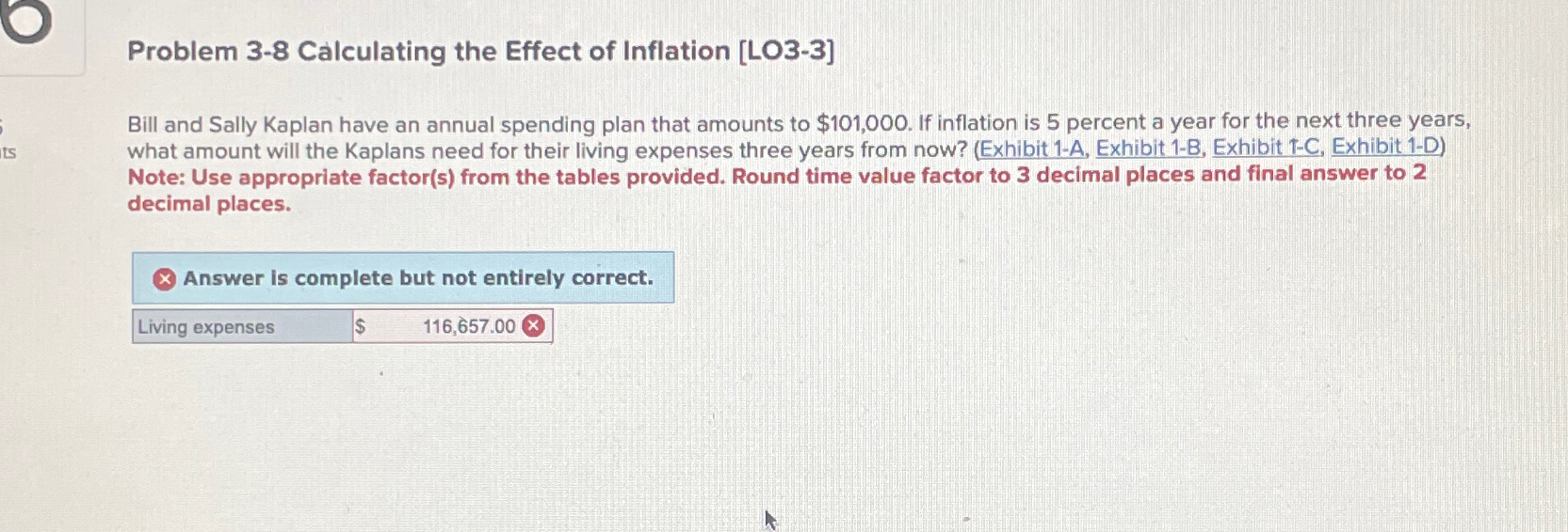 Solved Problem 3-8 ﻿Calculating the Effect of Inflation | Chegg.com