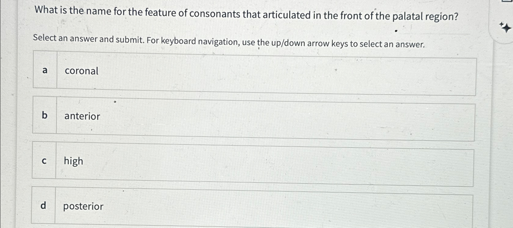 Solved What is the name for the feature of consonants that | Chegg.com