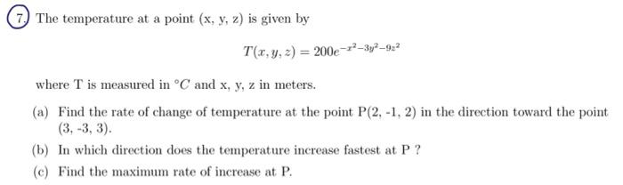 Solved Third year vector calculus. Please state theorems | Chegg.com