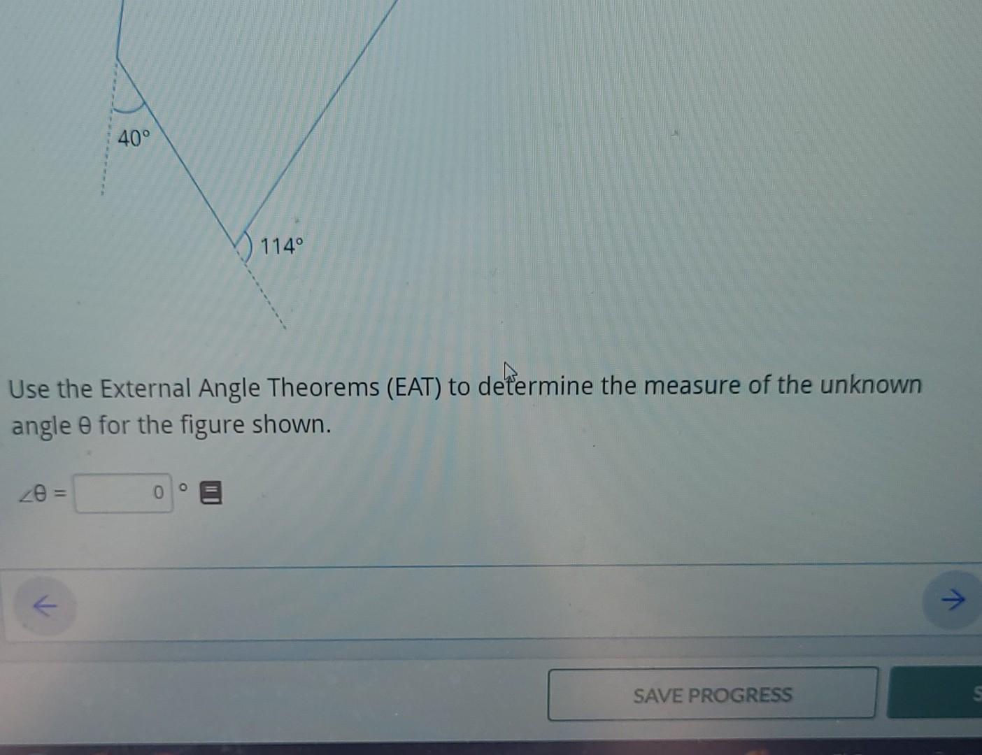 Solved 个 79° 40° 114⁰ 46° Question 15 of 18 0 SAVE PROGRESS | Chegg.com