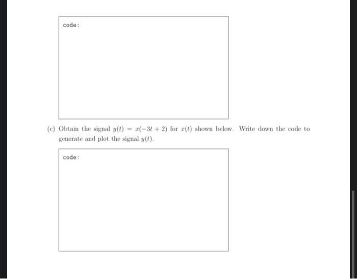 Solved 1. (10 points) (a) Write a MATLAB code to generate | Chegg.com