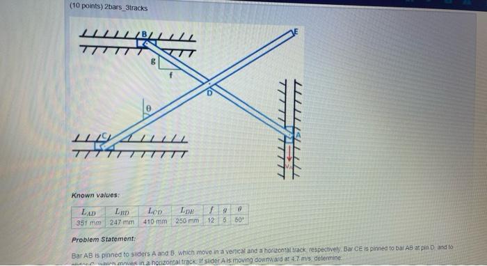 Solved (10 points) 2bars 3tracks 77777777777 77777777777 | Chegg.com