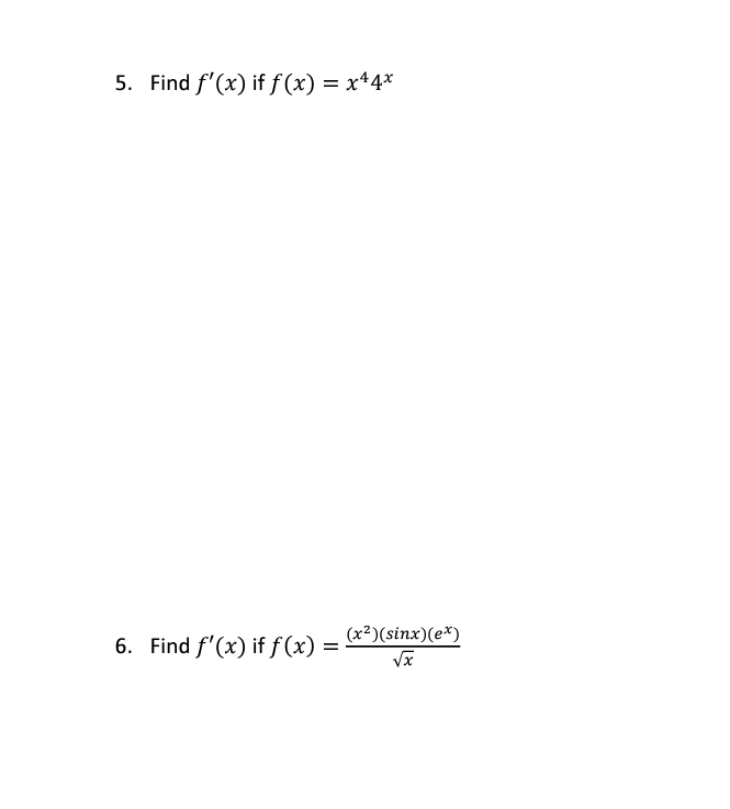 Solved Find f'(x) ﻿if f(x)=x44xFind f'(x) ﻿if | Chegg.com