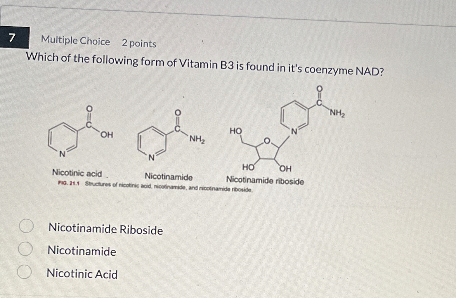 Solved 7Multiple Choice 2 ﻿pointsWhich of the following form | Chegg.com
