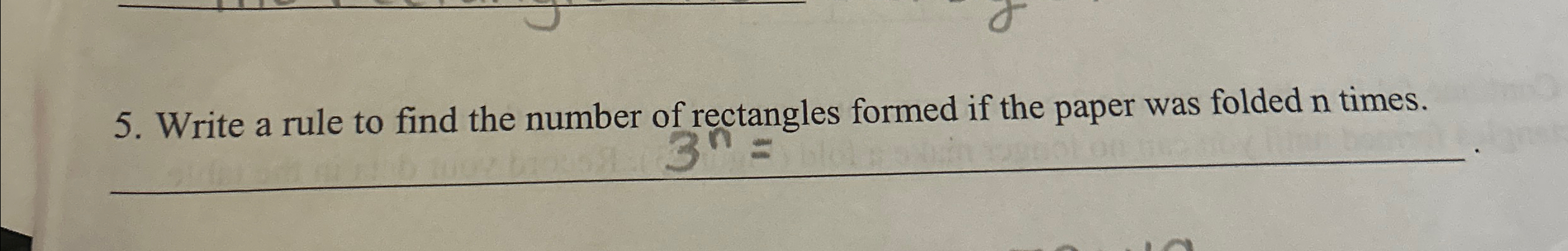 Solved Write a rule to find the number of rectangles formed | Chegg.com