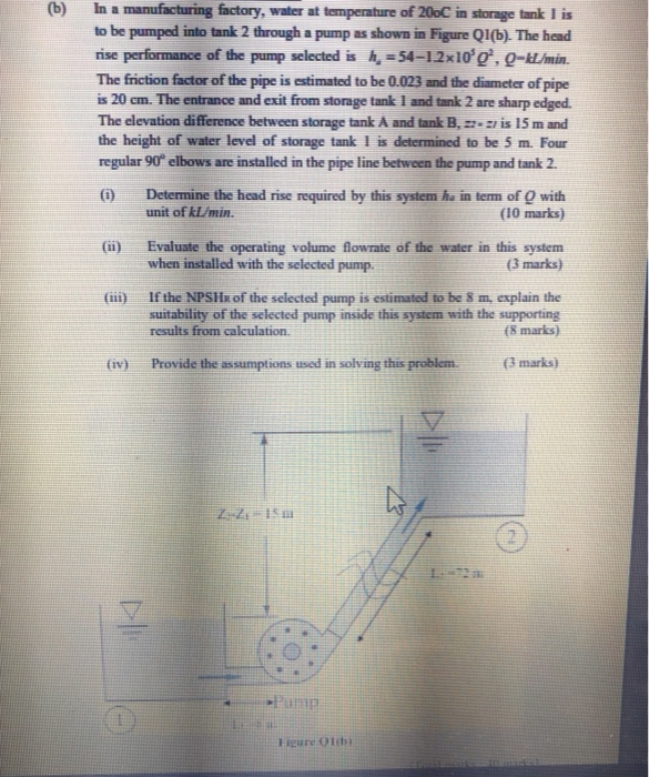 Solved In a manufacturing factory, water at temperature of | Chegg.com
